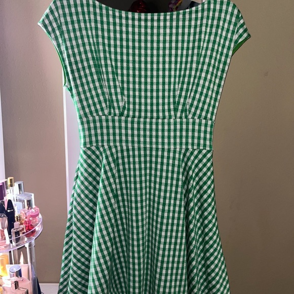 kate spade | Dresses | Kate Spade Green Gingham Dress | Poshmark